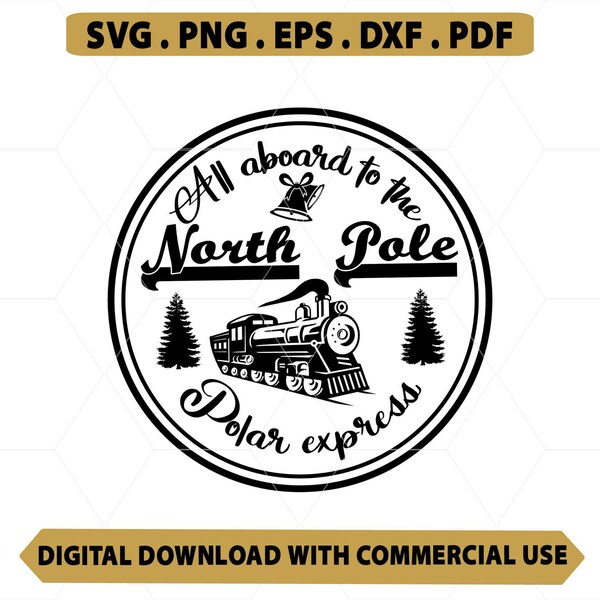 Polar Express Svg - Etsy