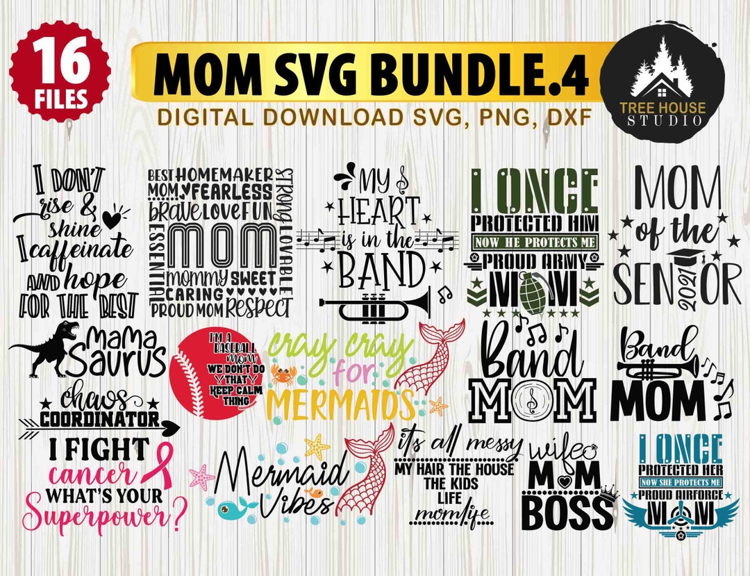 Mom Bundle Svg Dxf Png, Mom Svg Bundle, Funny Mom Svg, Mothers Day ...