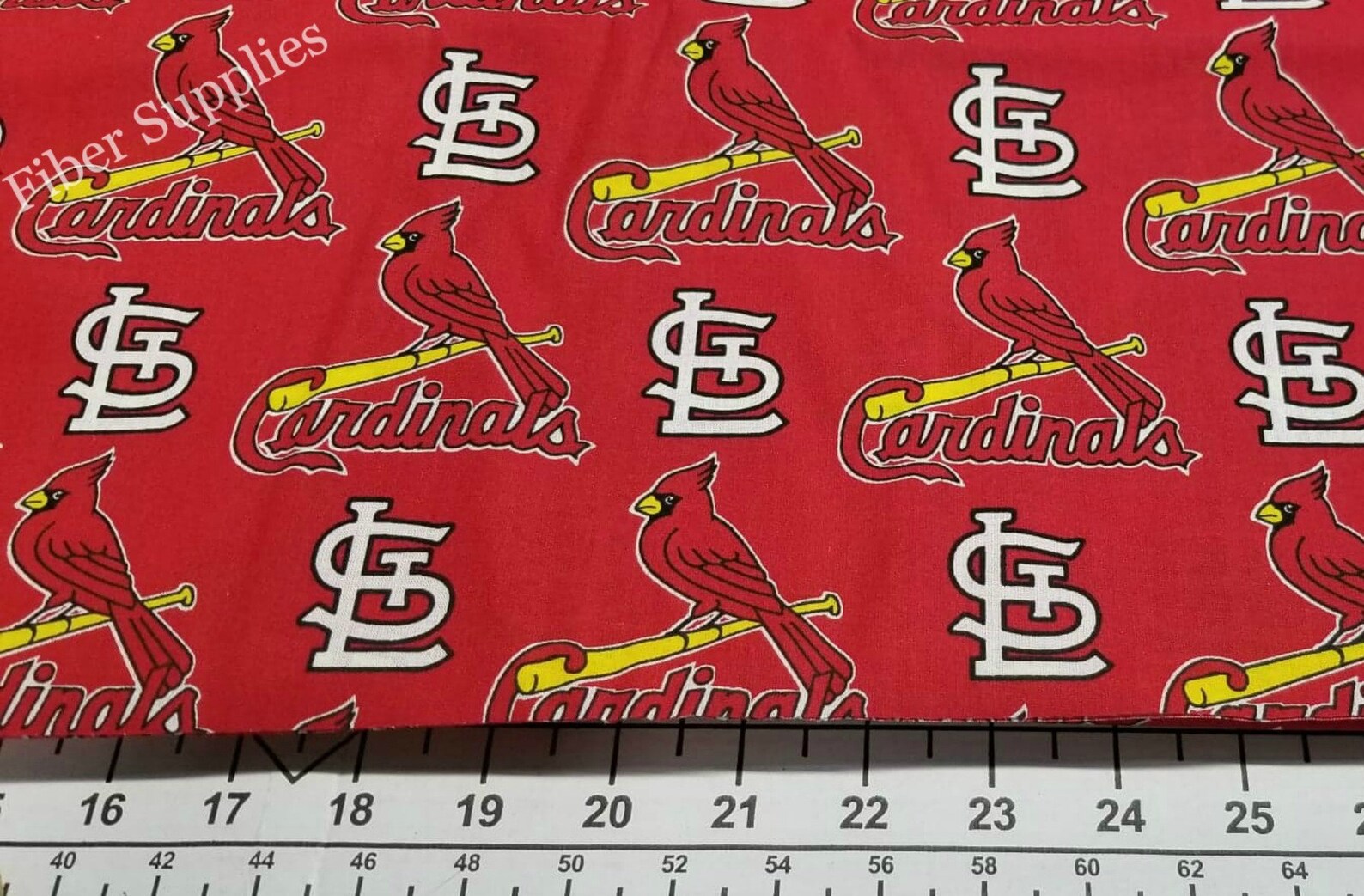 St. Louis Cardinal Red Bird Fabric by the Yard Fabric Traditions MLB ...