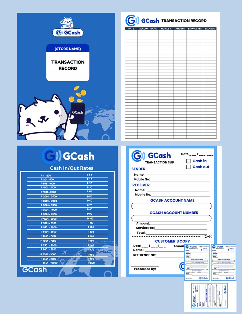 Gcash Transaction Templates - Etsy