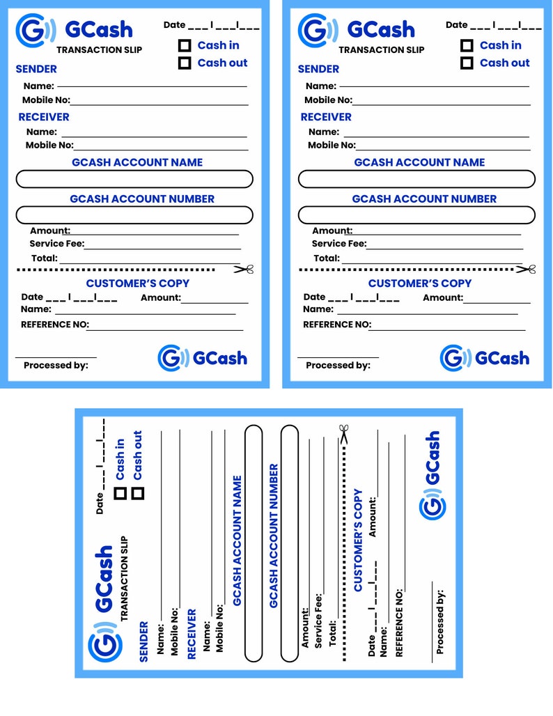 Gcash Transaction Templates - Etsy