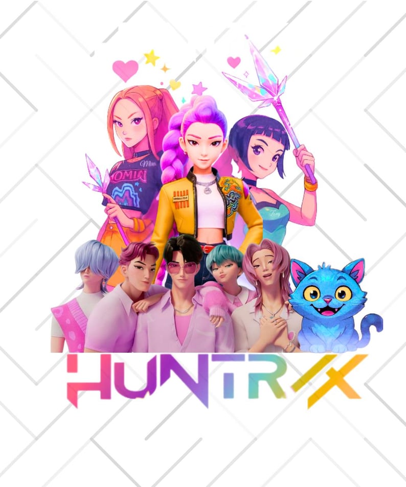 Kpop Huntrix PNG, Demon Hunters PNG, Saja Girls PNG, Derpy Tiger ...