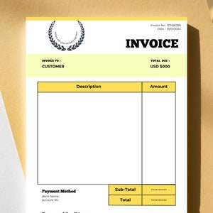 Invoice Templates- Formal Business Invoice, Business Invoice, Home ...