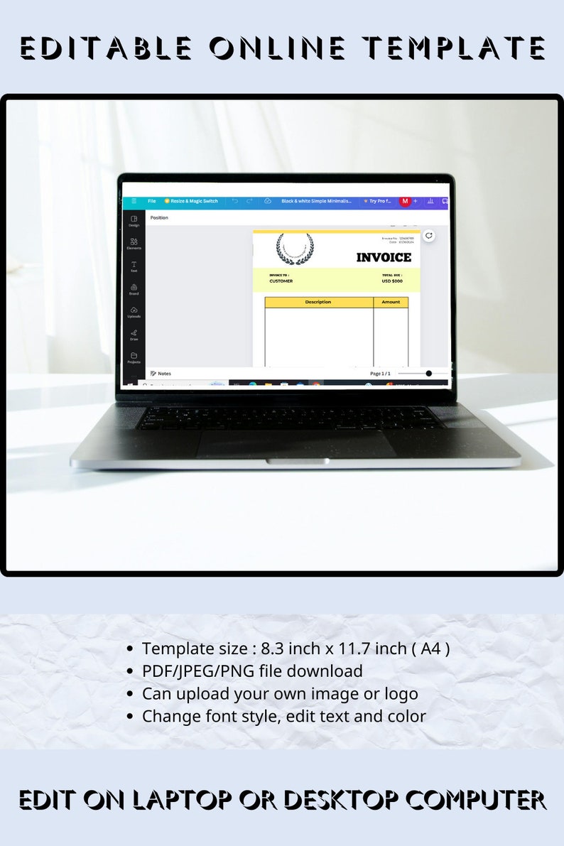 Invoice Templates- Formal Business Invoice, Business Invoice, Home ...