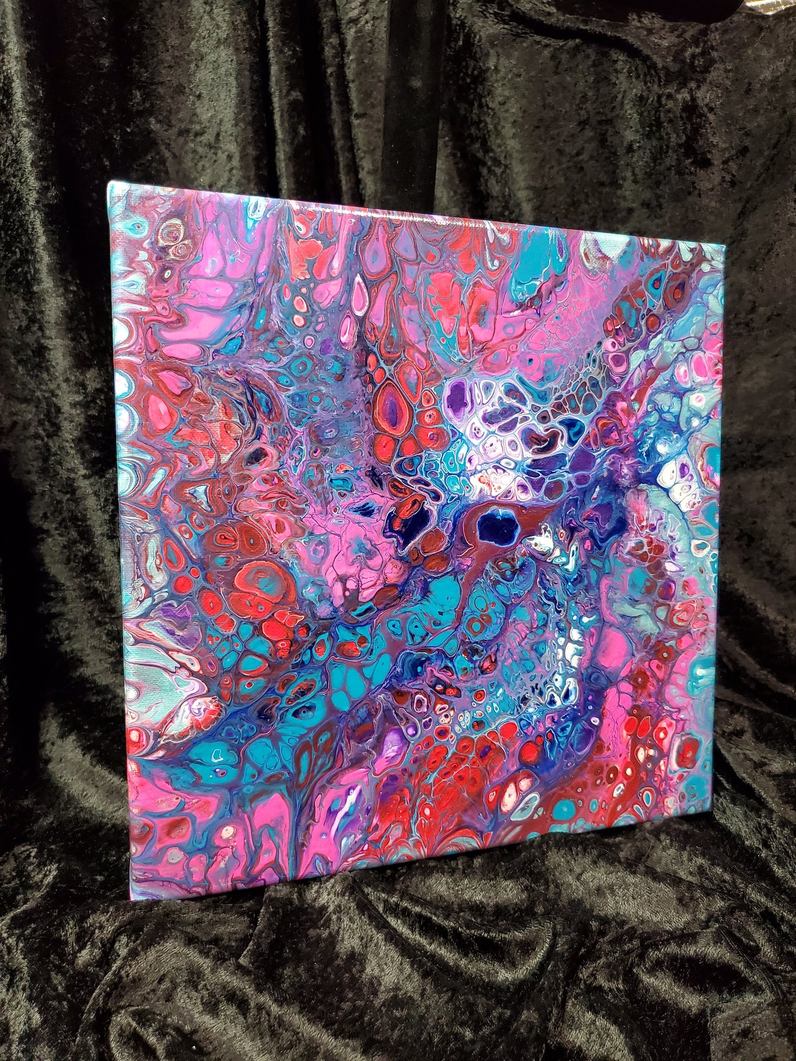Colorfully Crazy Abstract Acrylic Painting - Etsy