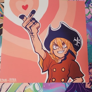 Dr. STONE Ryusui Chibi Print 8 X 8" - Etsy