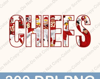 Chiefs Football PNG, Chiefs Sublimation, KC Football Chiefs Shirt ...