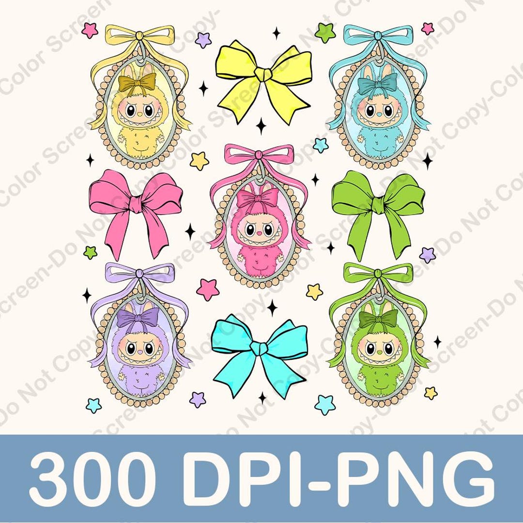 La Bu Bu Png, Kawaii Monsters Cliparts, La Bu Bu Design, La Bu Bu ...