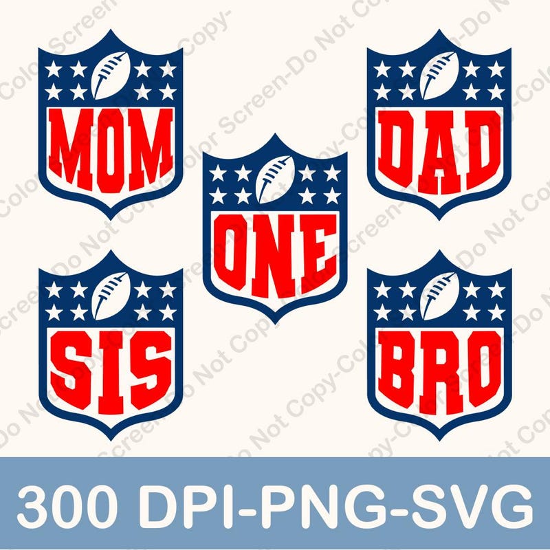 Nfl Football Themed Png - Etsy