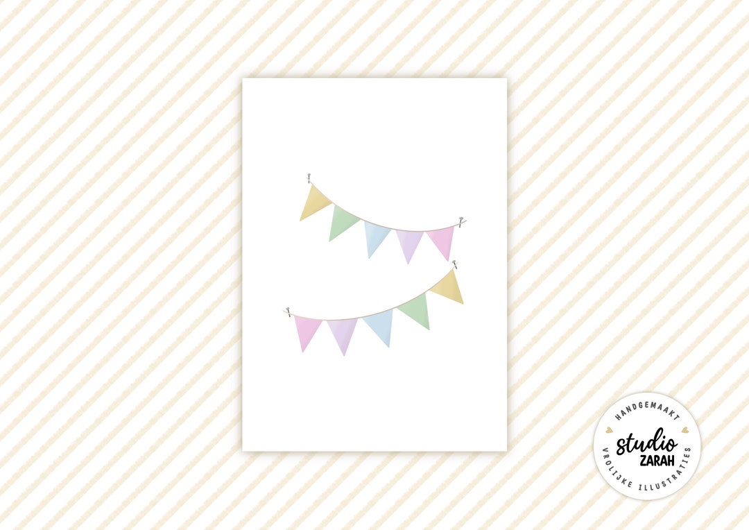 Flags Card Flags Greeting Card Birthday Greeting Card - Etsy