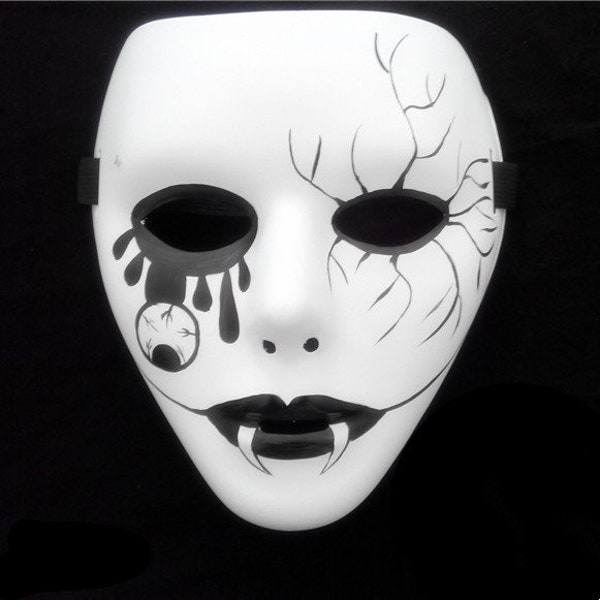 Painted Face Mask - Etsy