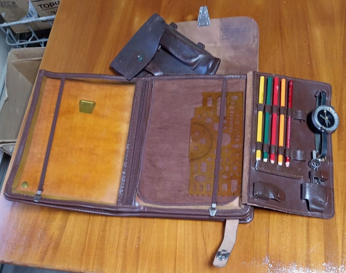 Soviet Military Bag and Holster.accessory Set Card/document Case and ...