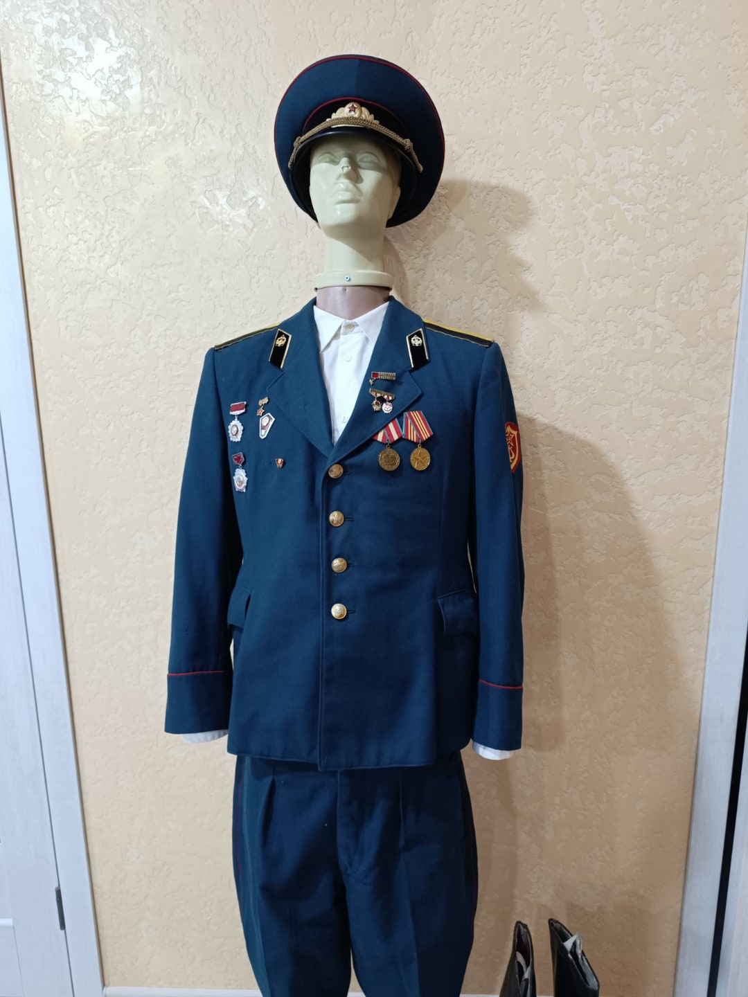 Soviet Army Officer Uniform. Dress Clothes Are Blue. Vintage 1980s. - Etsy