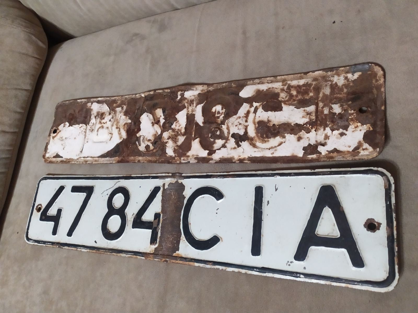 Old License Plates Soviet Plates Vehicle Registration Numbers - Etsy