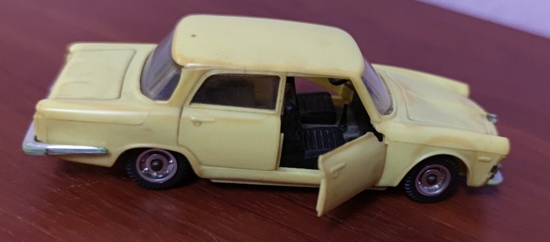 Gray Collectible. Original Small Car Model Alfa Romeo 2600 Scale 1:43 ...