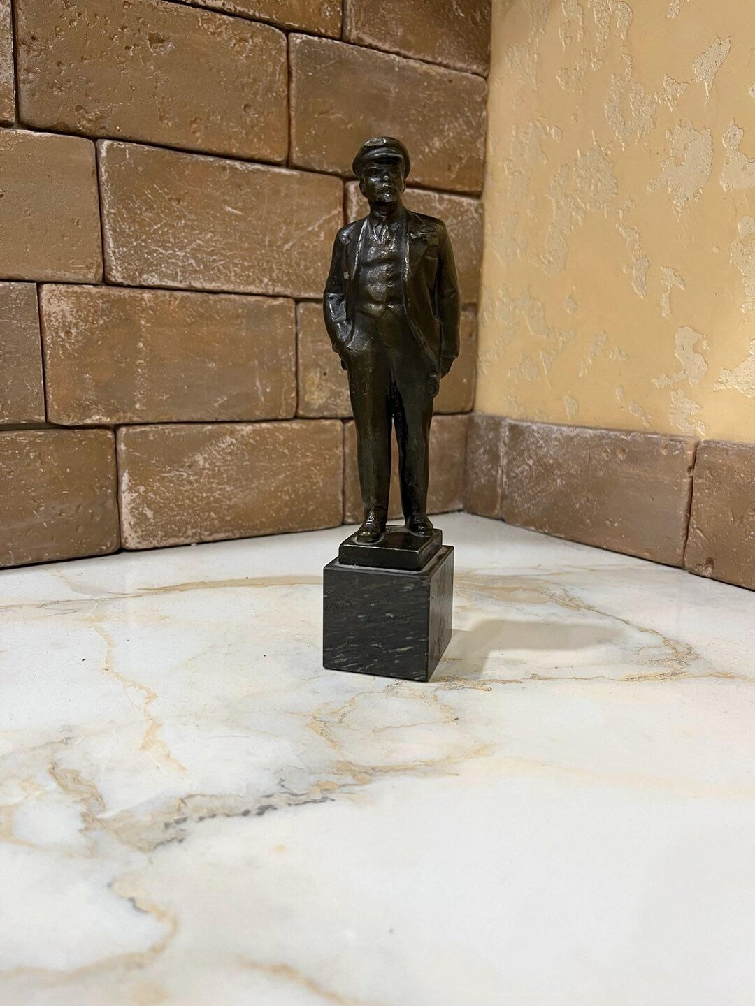 Vintage Sculpture of Lenin.large Statue of the Leader of the Ussr.world ...