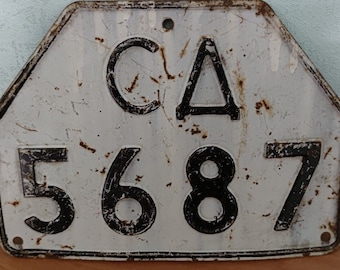 Soviet License Plate - Etsy