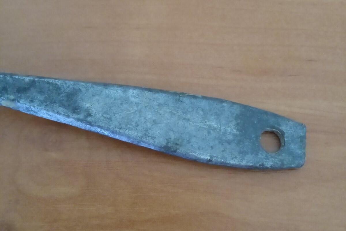 Vintage Large Metal Spoon. Aluminum Hiking Spoon. Tourist Spoon. Picnic ...