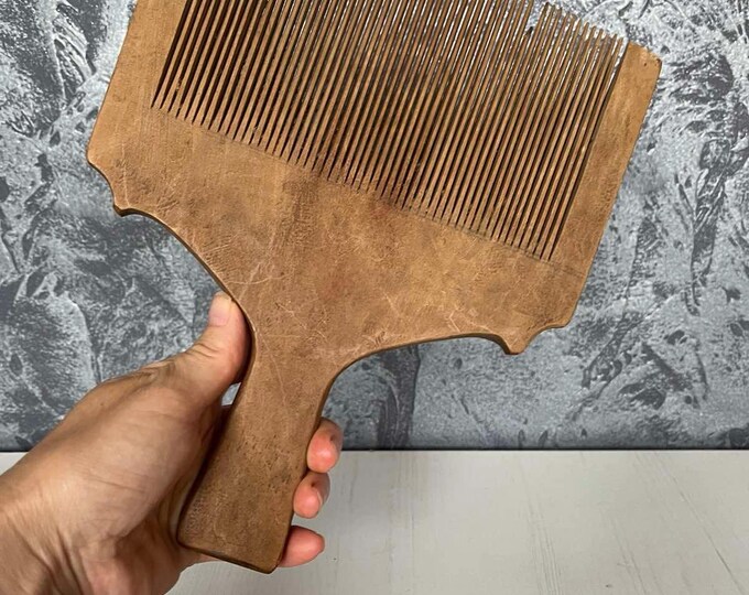 Wooden Wool Comb.kander.antique Wool Carding Machine.rustic Home Decor ...