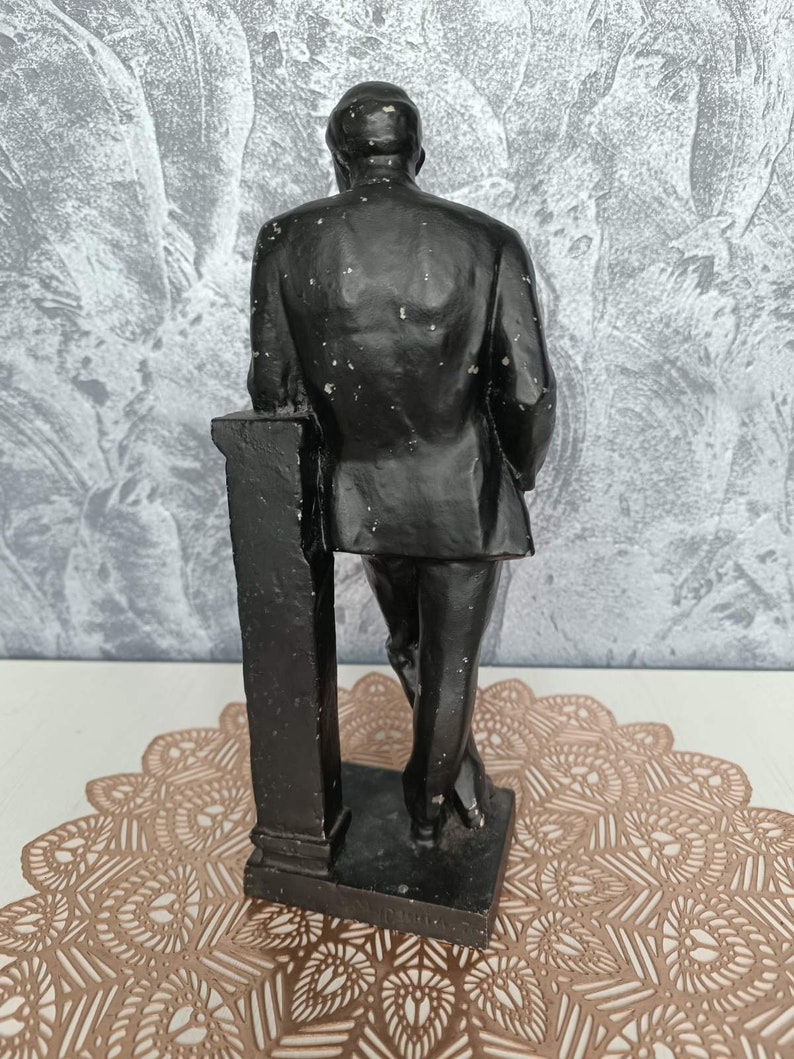 Vintage Sculpture of Lenin.large Statue of the Leader of the Ussr.world ...