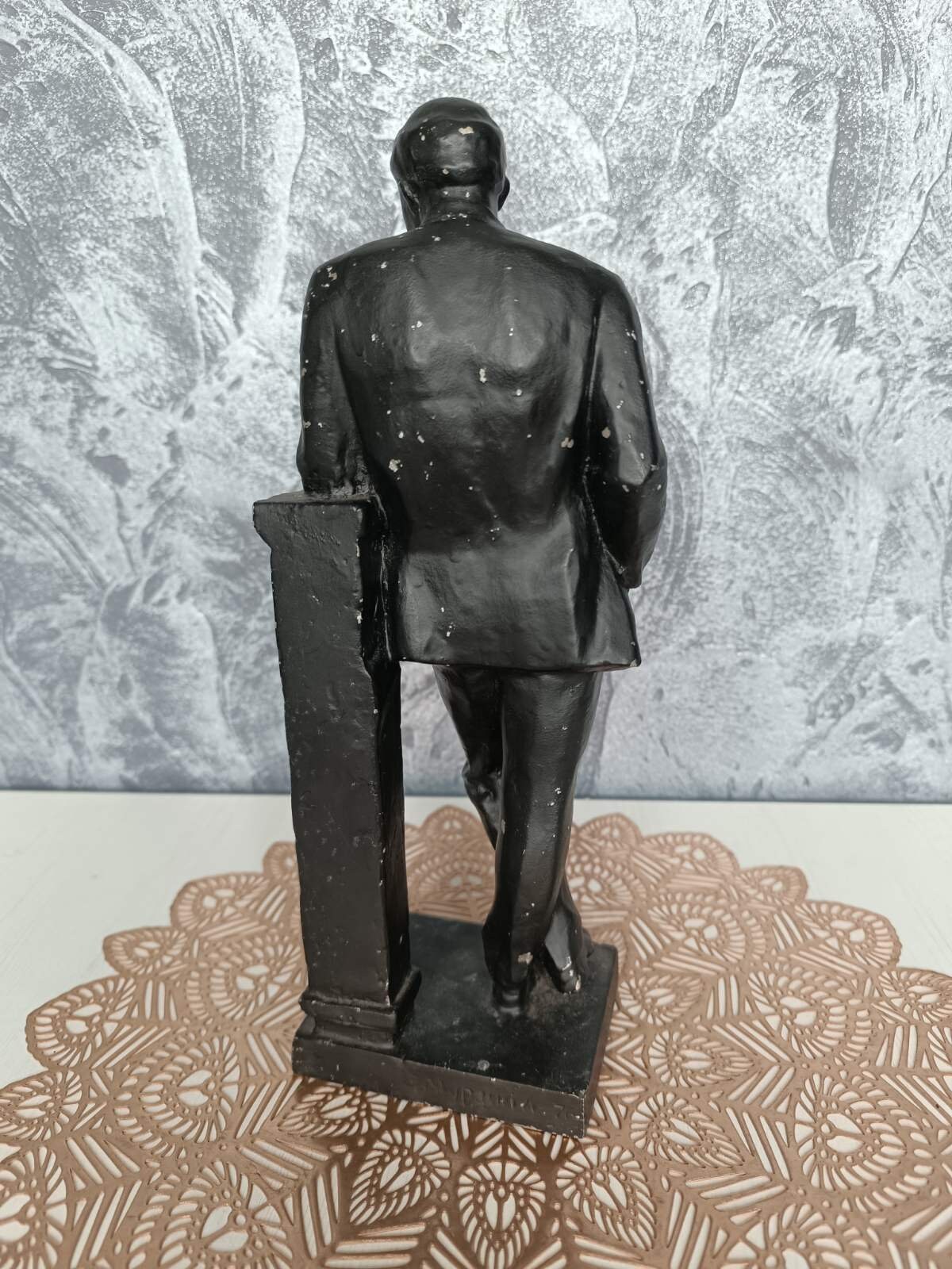 Vintage Sculpture of Lenin.large Statue of the Leader of the Ussr.world ...