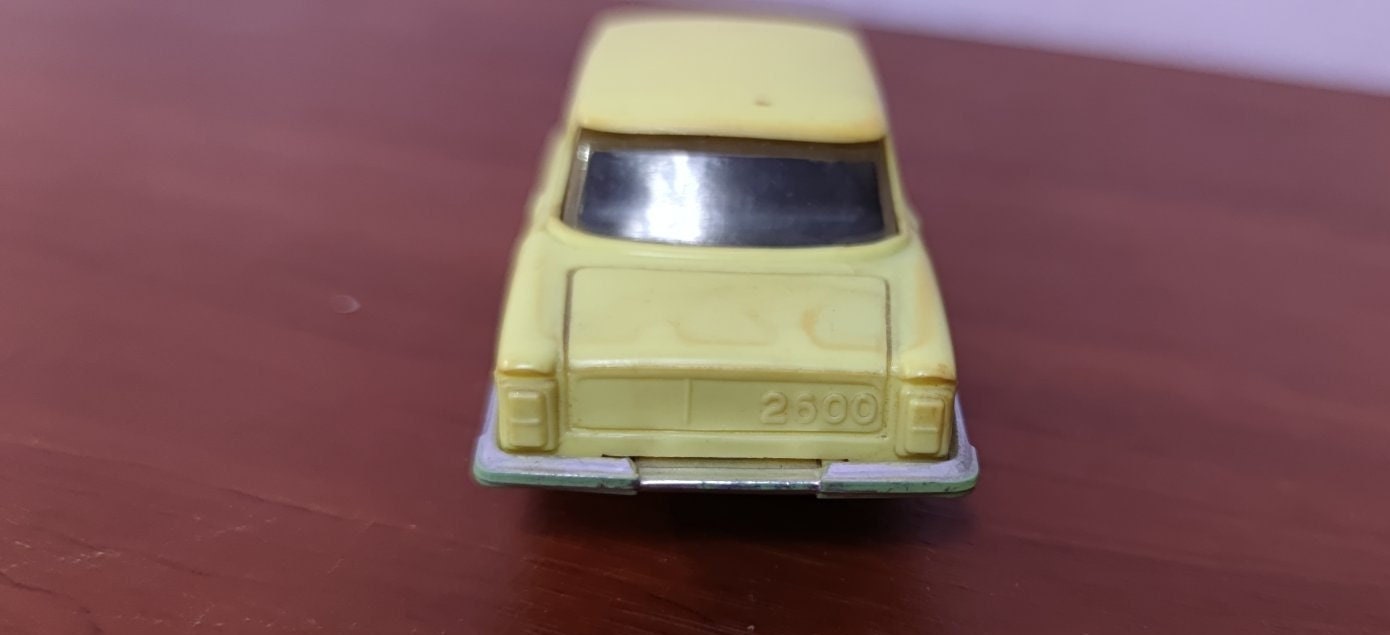 Gray Collectible. Original Small Car Model Alfa Romeo 2600 Scale 1:43 ...