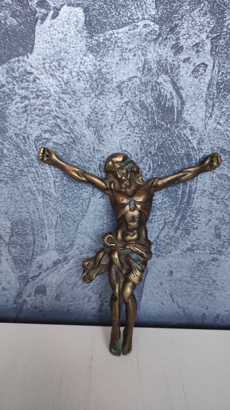 Jesus Christ Bronze Sculpture Figurine Religious Object Art Casting ...