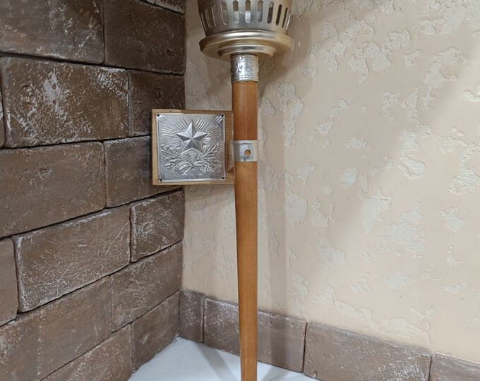 Ancient Olympic Torch. Olympic Flame. Symbol of the USSR Olympic Games ...