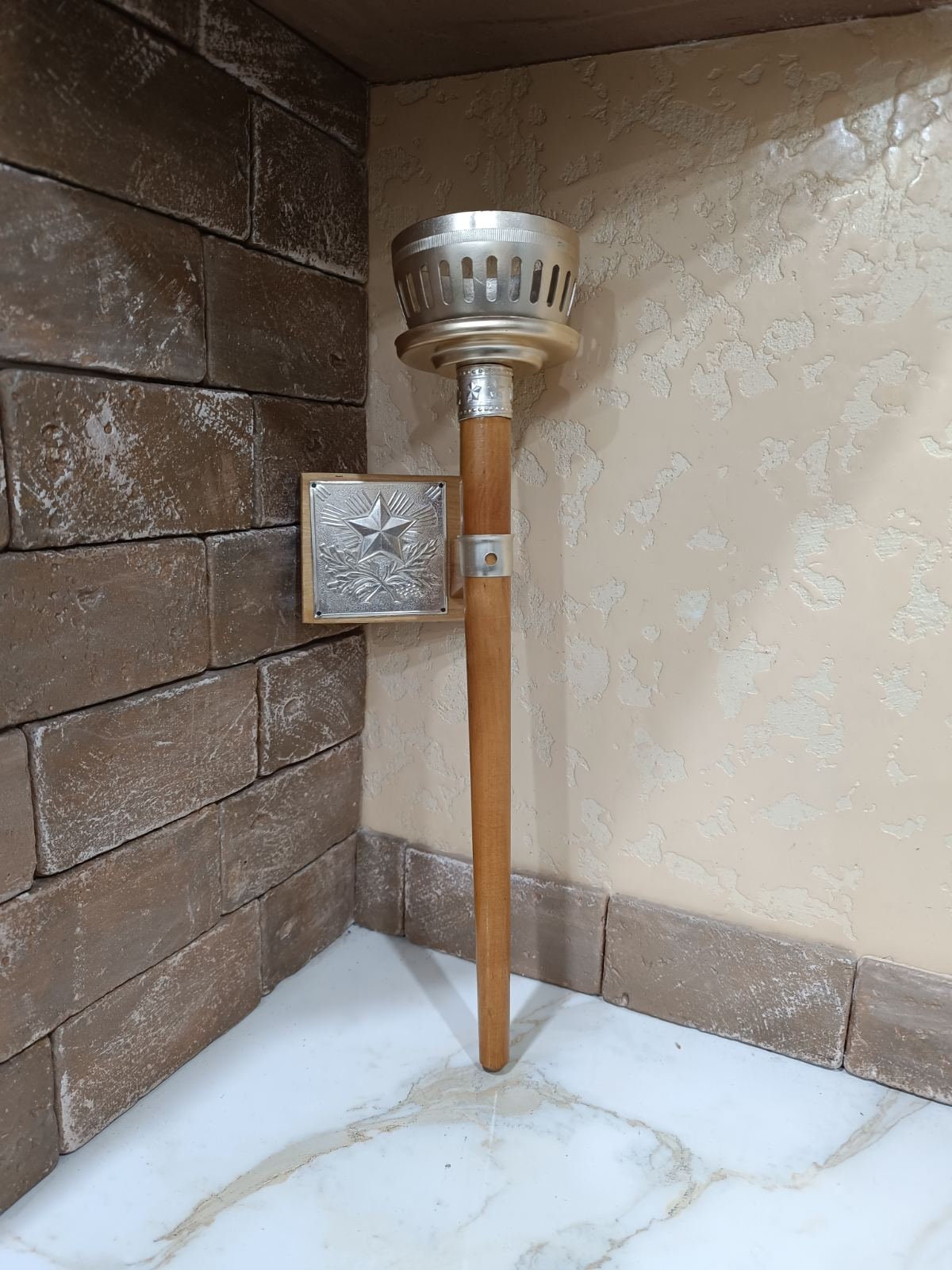 Ancient Olympic Torch. Olympic Flame. Symbol of the USSR Olympic Games ...