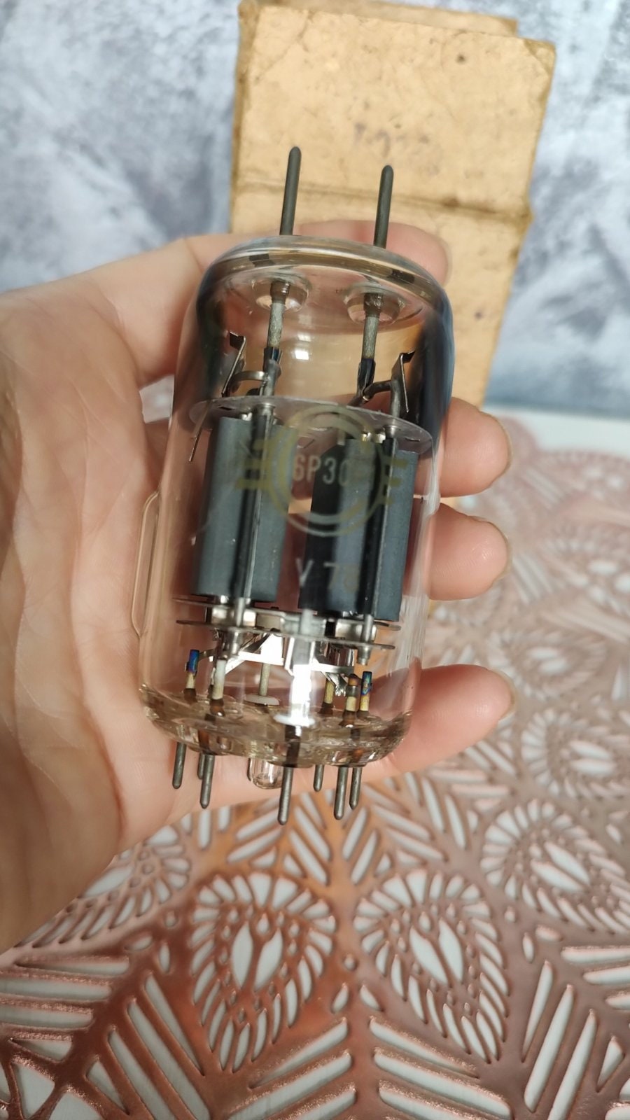 6R 3s-1(6р3с-1)soviet Electronic Tubes Double Tetrota.retro TV Radio ...