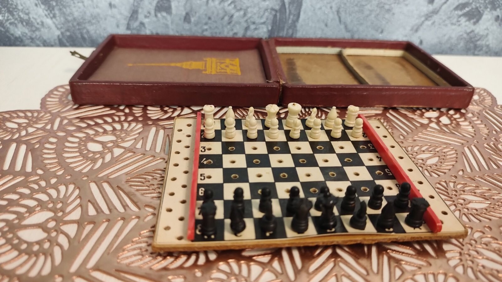Rare Road Chess Leningrad. Mini Chess 70's Pocket Chess in - Etsy