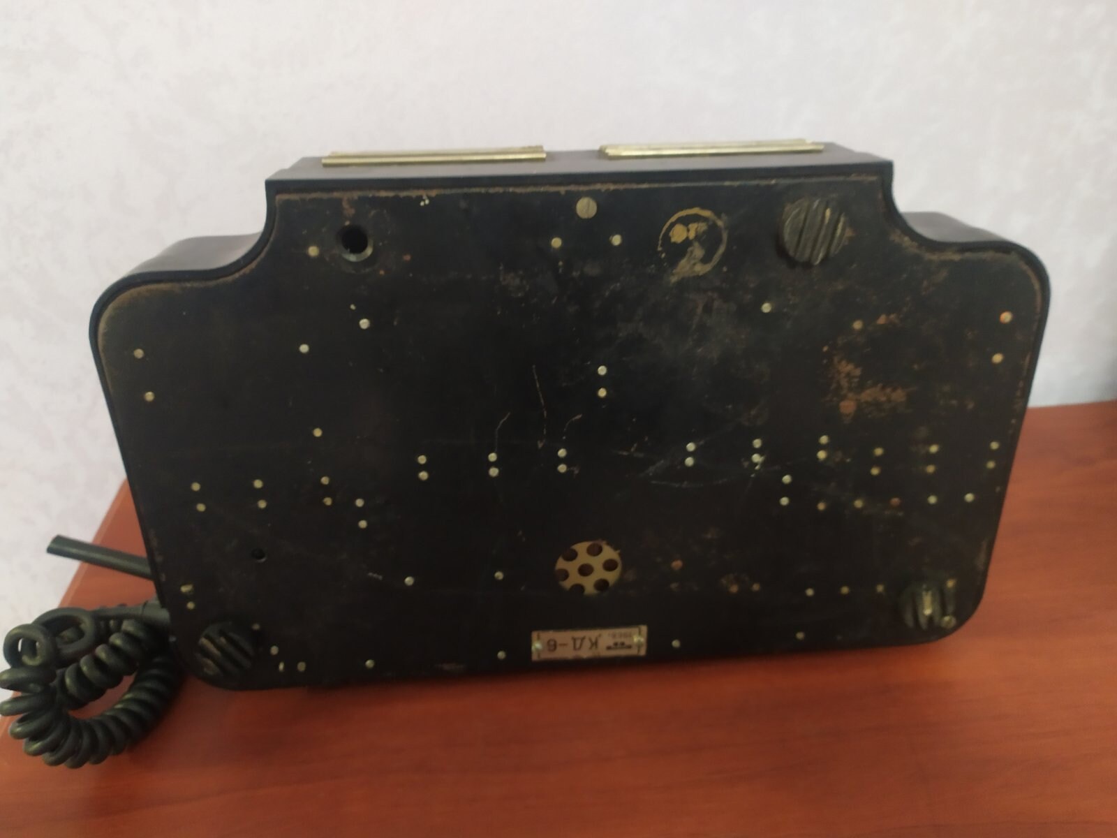 Soviet Bakelite Phone KD-6, Military Phone, Soviet Army Telephone ...