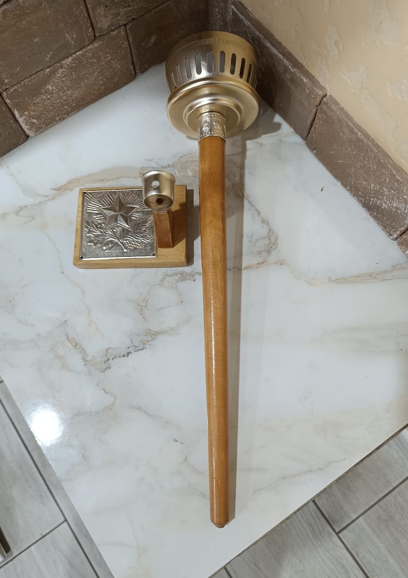 Ancient Olympic Torch. Olympic Flame. Symbol of the USSR Olympic Games ...