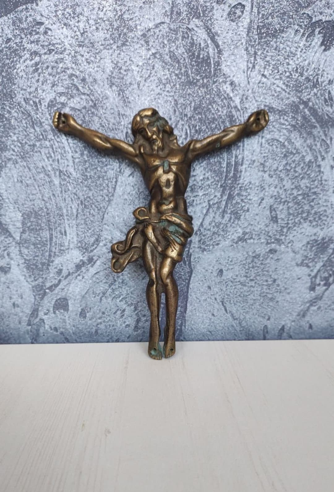 Jesus Christ Bronze Sculpture Figurine Religious Object Art Casting ...