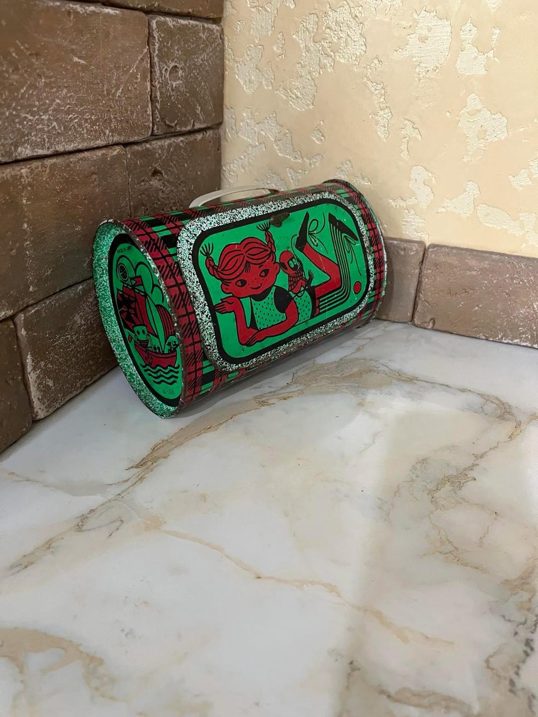 Soviet Lunchbox, Children's Lunch Box Bag Pippi Longstocking Monkey ...