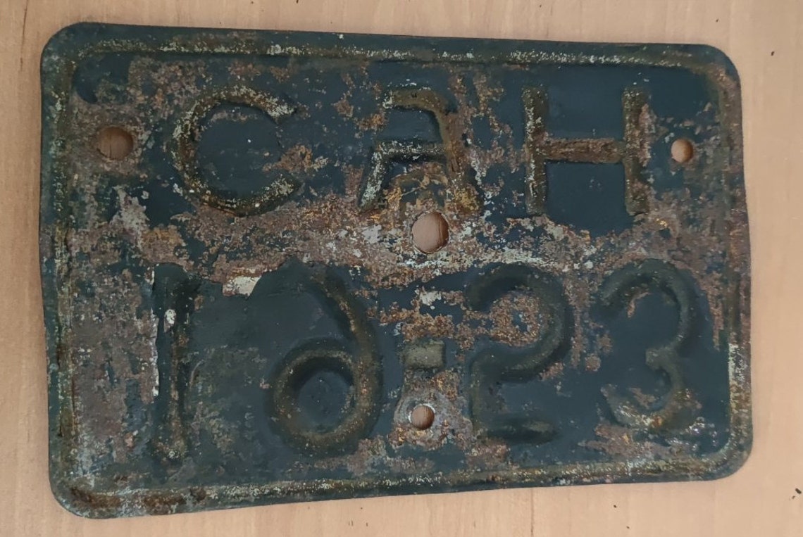 Soviet Car License Plate. Old Metal Plates for the Car. Car - Etsy UK