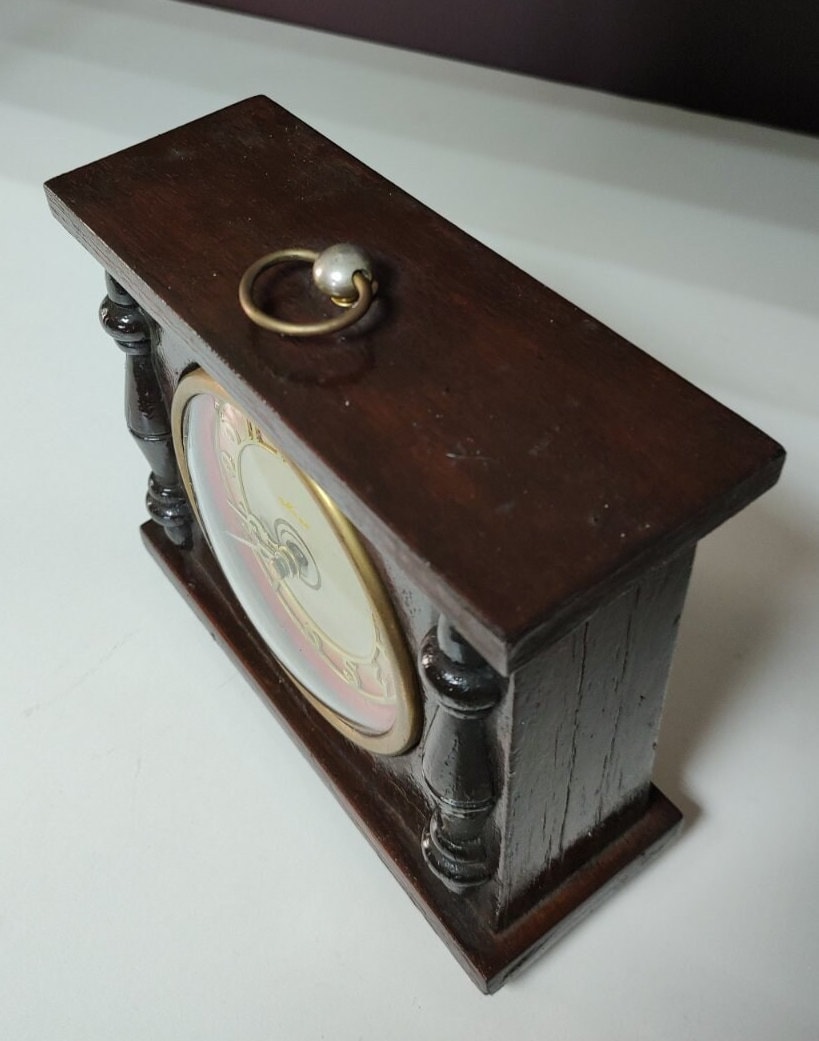 Antique Table Clock Majak. Clock in a Wooden Case, Mechanical With a ...
