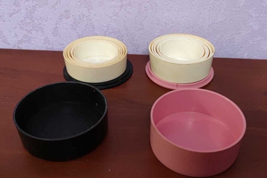 2 Plastic Folding Cups. Vintage Travel Cups. 1970s Soviet - Etsy UK