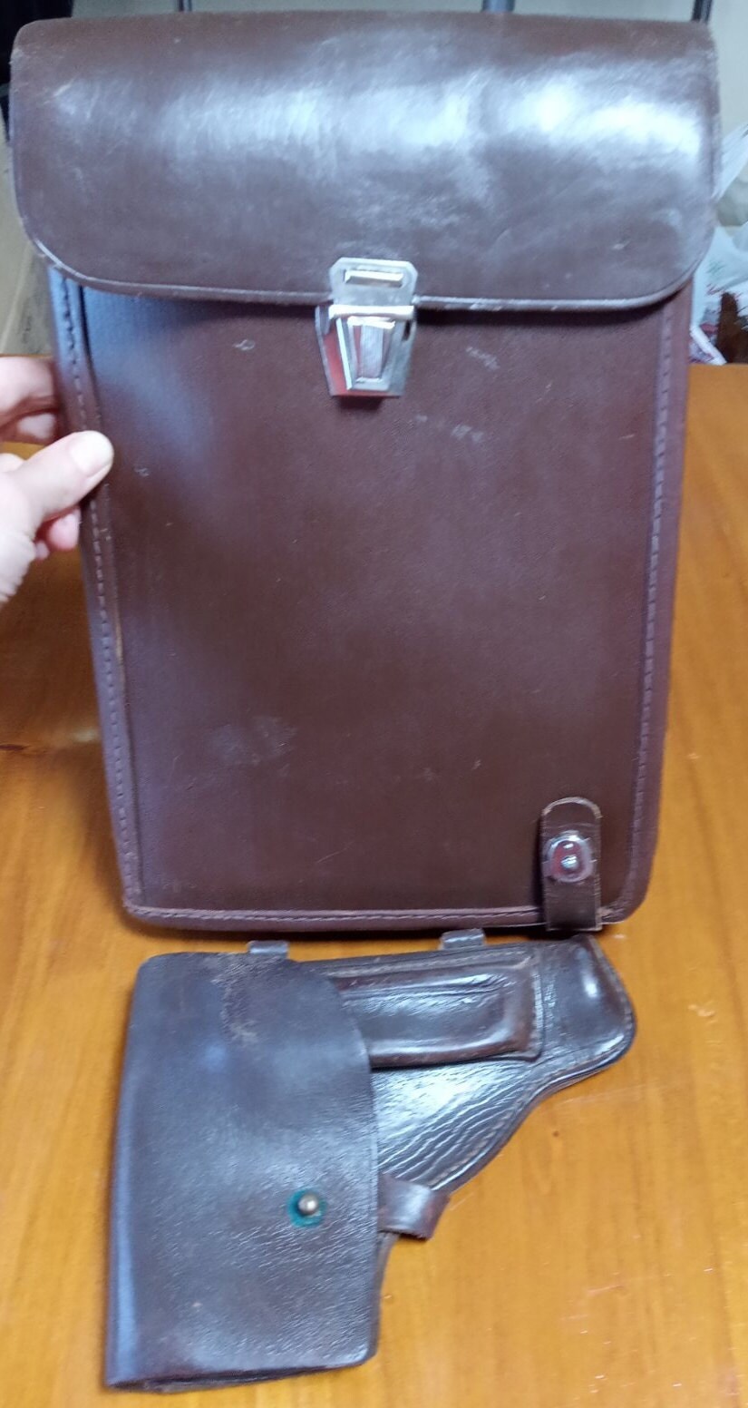 Soviet Military Bag and Holster.accessory Set Card/document Case and ...