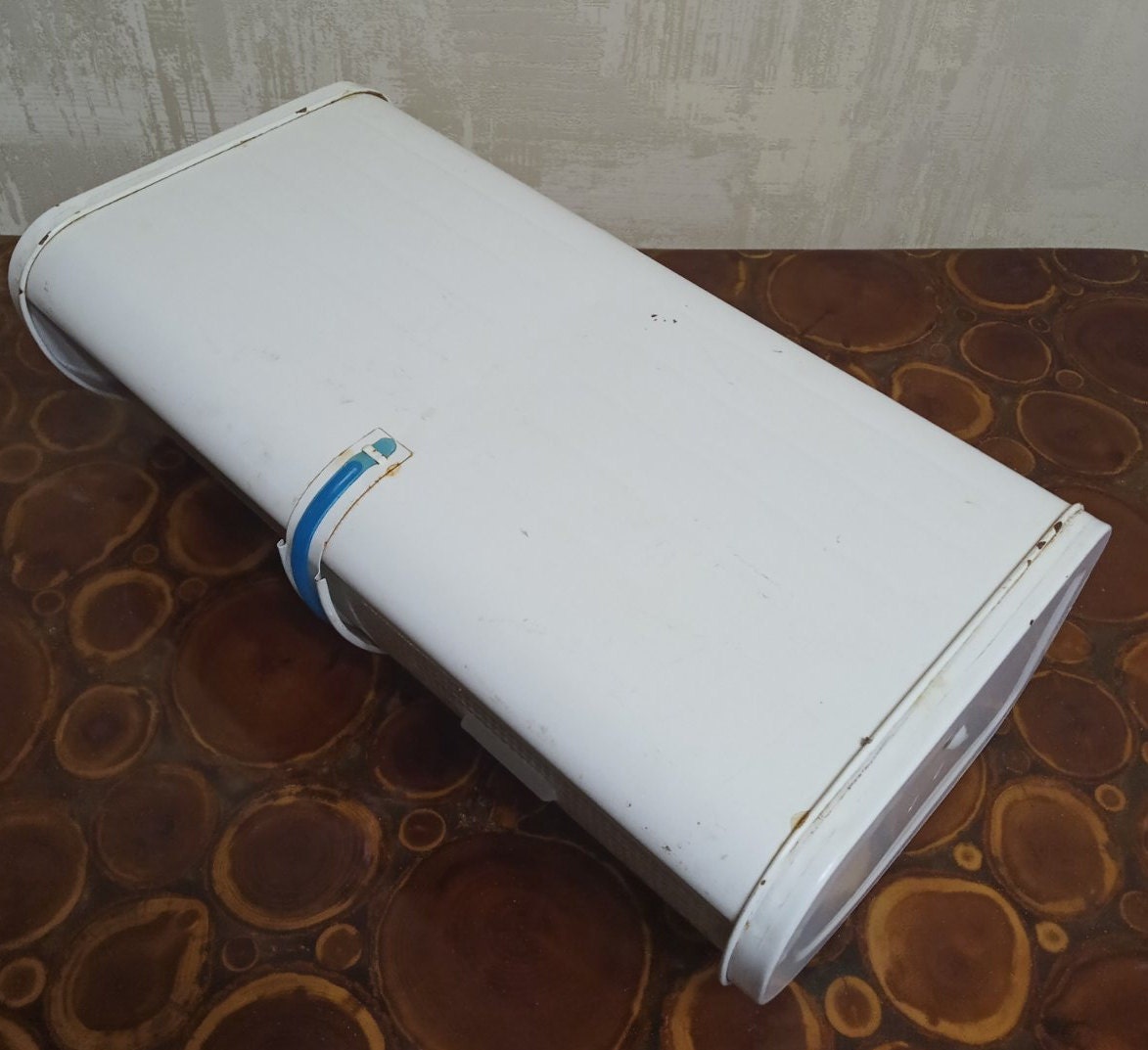Vintage White Enamel Bread Box - 1960s Retro Kitchen Storage - Etsy