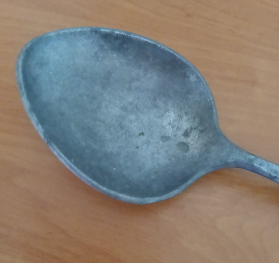 Vintage Large Metal Spoon. Aluminum Hiking Spoon. Tourist Spoon. Picnic ...