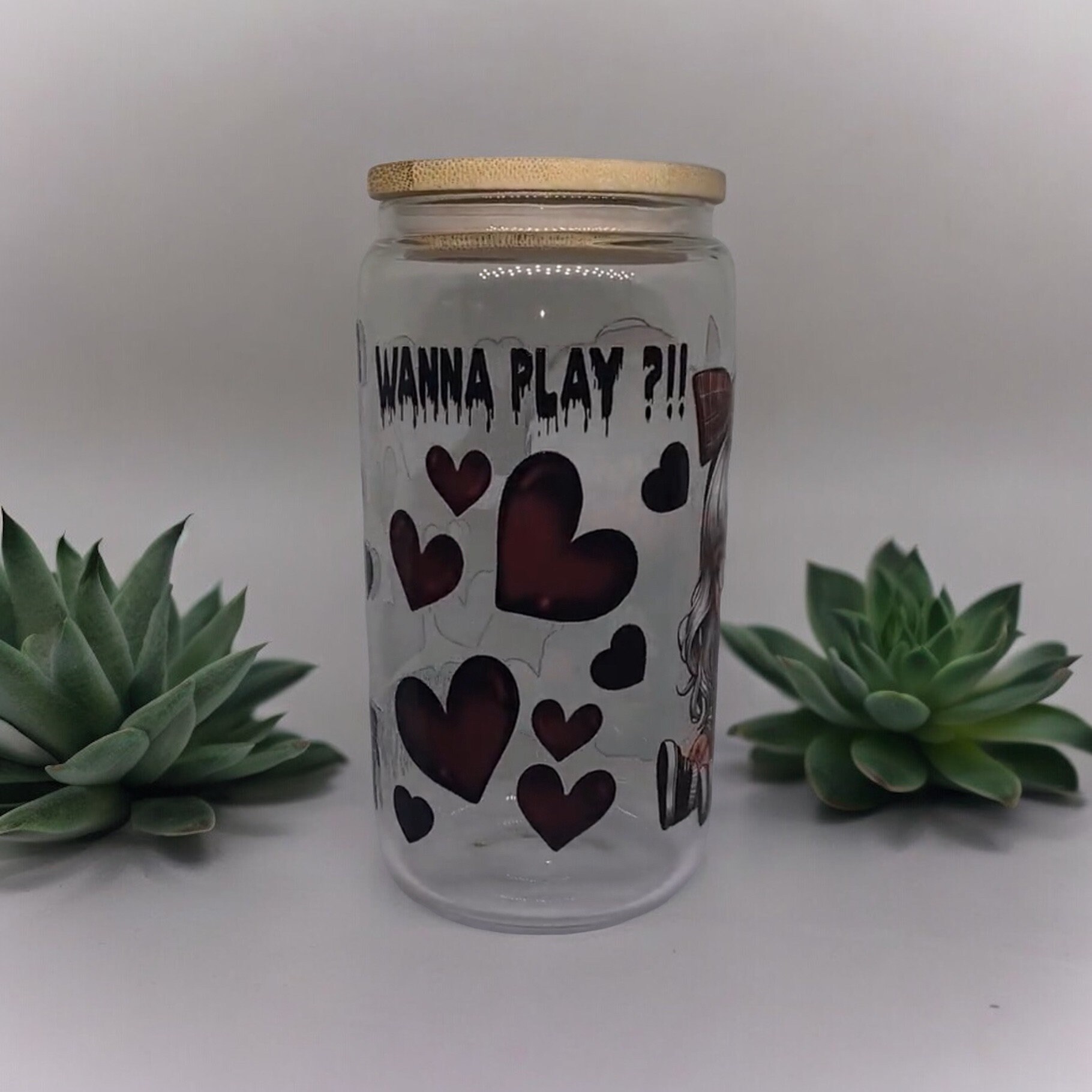 Chucky's Love Cup, Chucky & Tiffany Beer Can Glass, Libby Cup, Iced ...