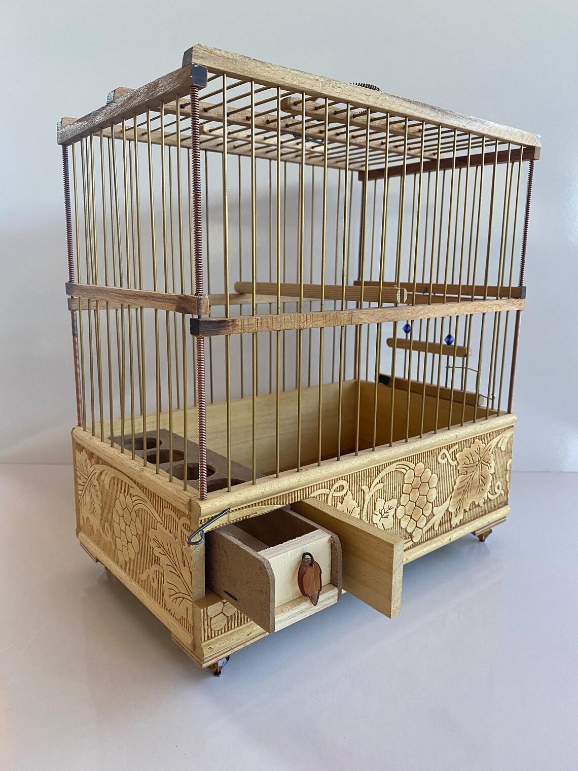 WOODEN BIRD CAGE - Etsy