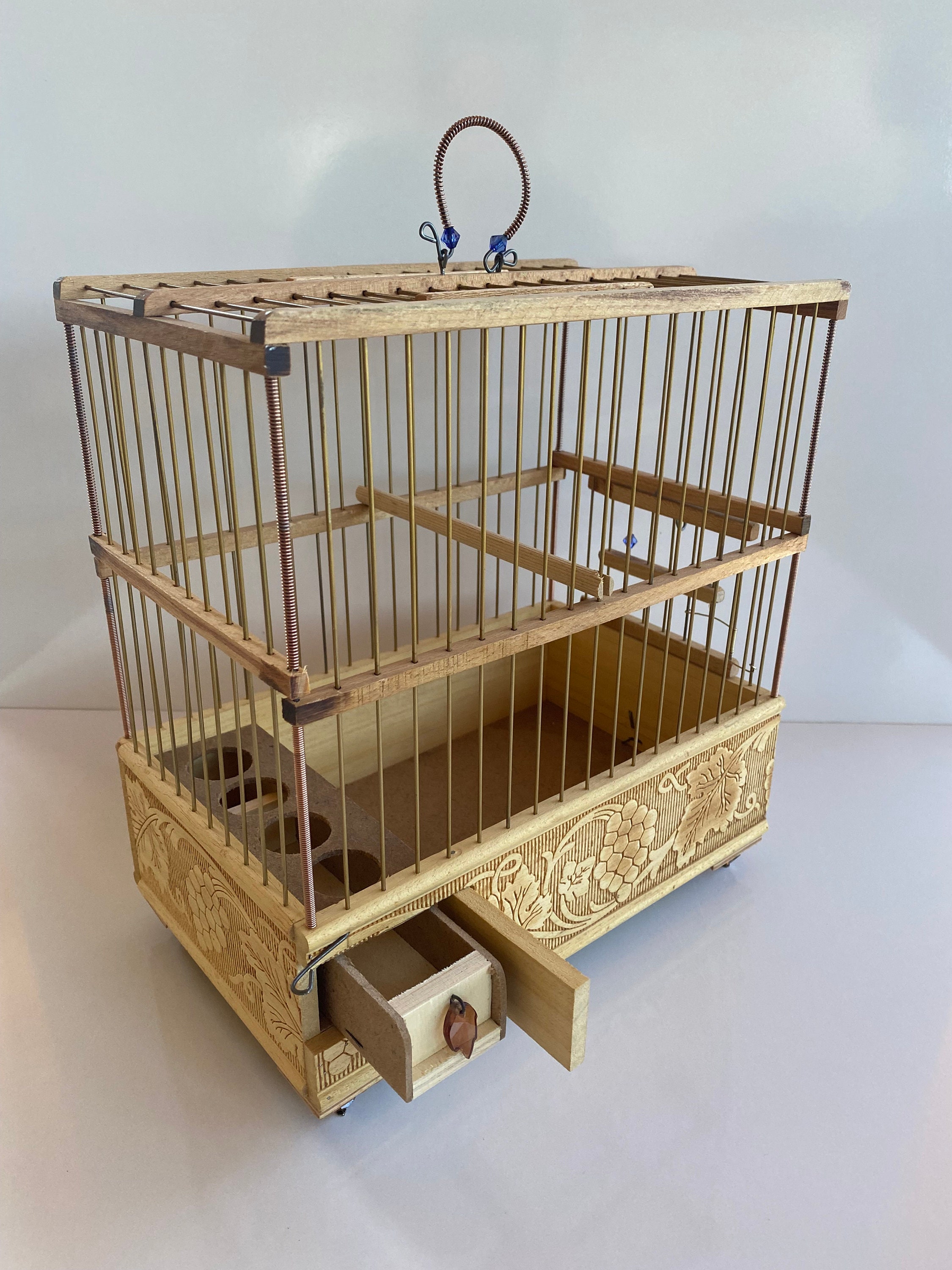 WOODEN BIRD CAGE - Etsy
