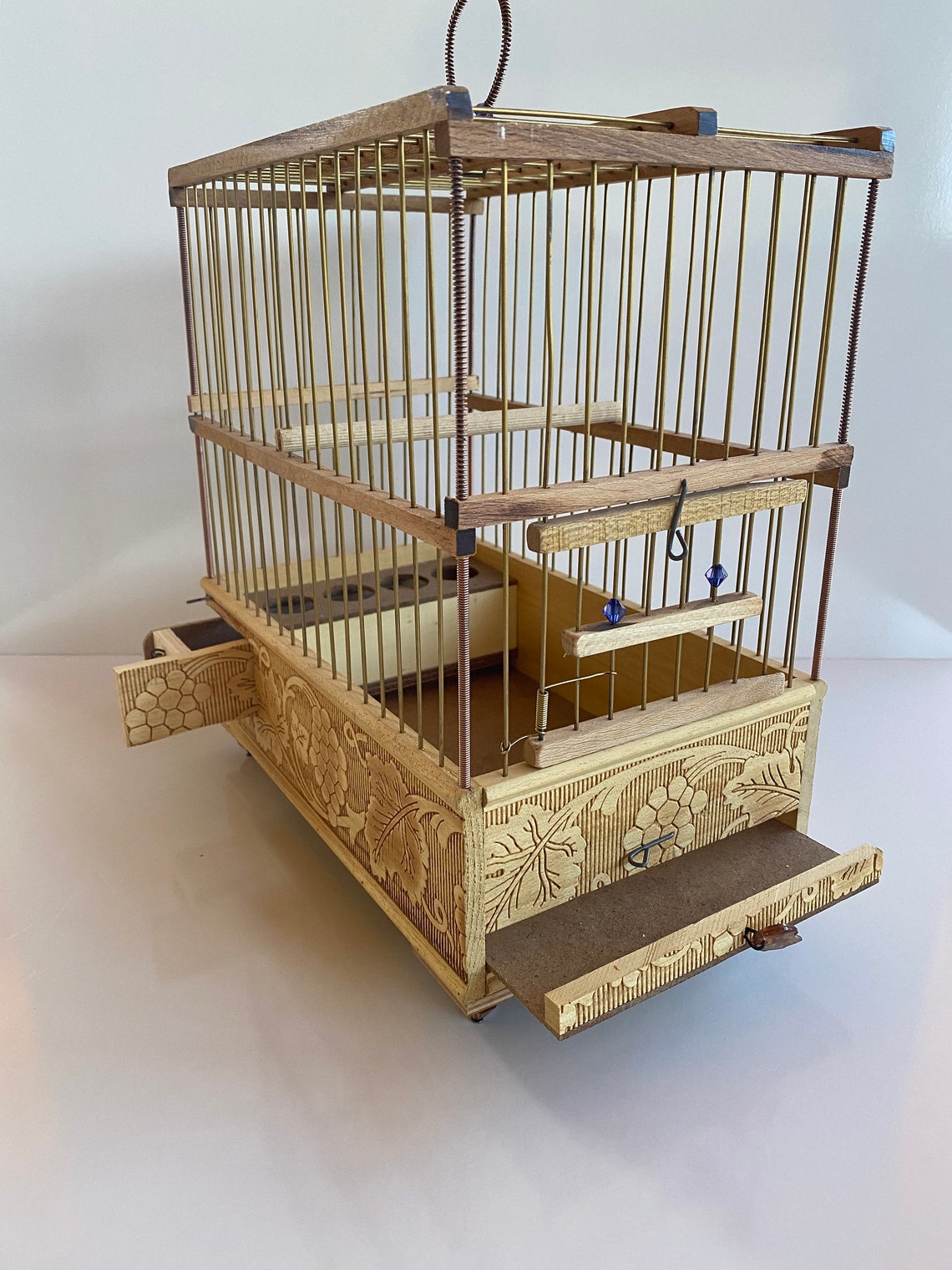 WOODEN BIRD CAGE - Etsy