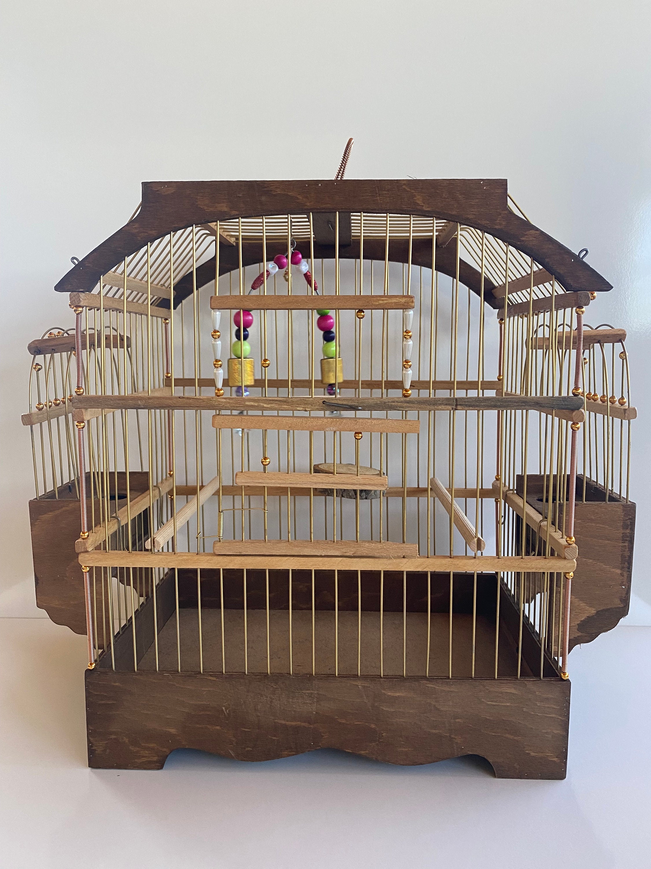 WOODEN BIRD CAGE / Parakeet Cage / Goldfinch Cage / Canary Cage ...