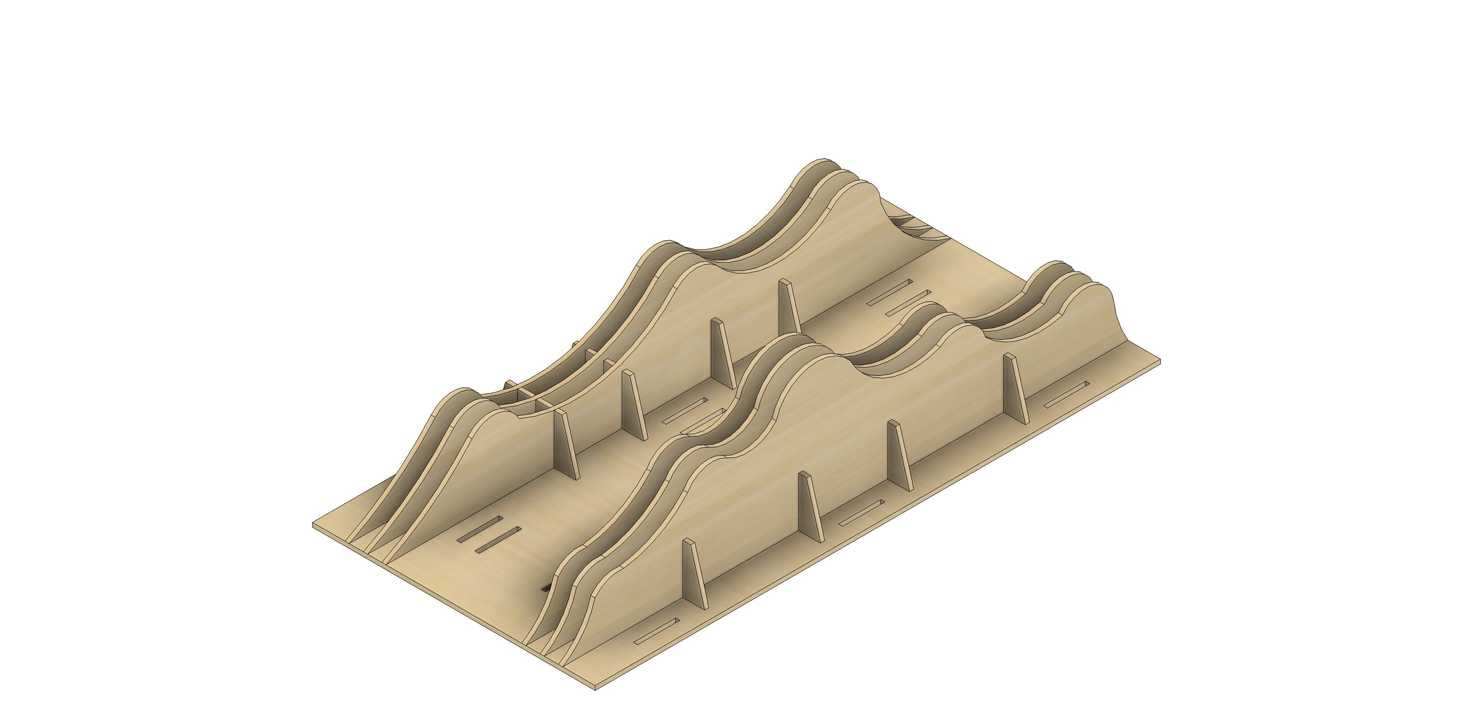 RC Rock Crawler Obstacle Course: Adjustable Laser Cut Files (DXF, SVG ...