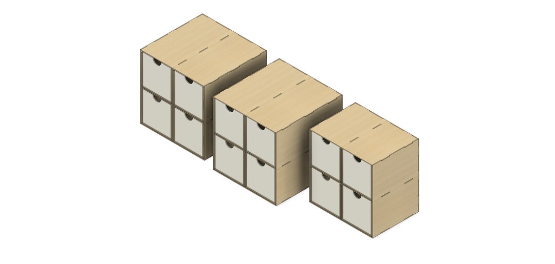 Eket Organizer Insert | IKEA Hack | 3 Mm Thick | Laser Cutting Files ...