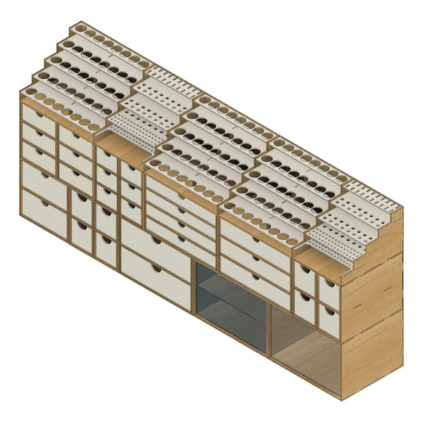 Modular Desktop Organizer - Etsy