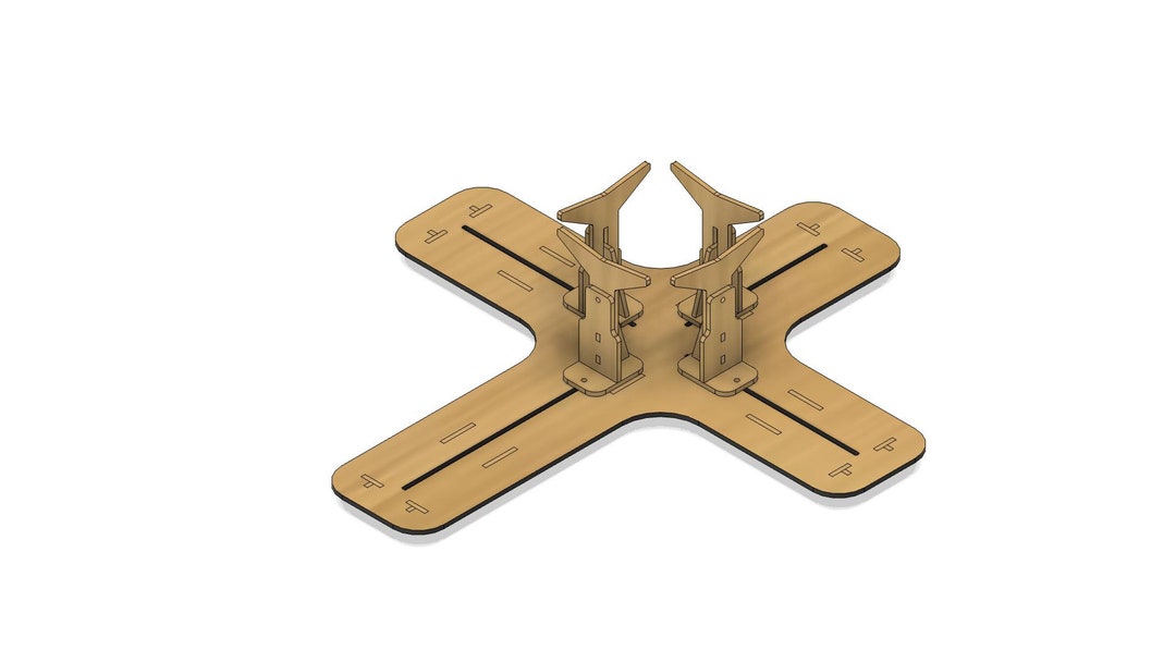 Hobby Model Airplane Holder | Two Sizes | Laser Cutting Files | 2D DXF ...